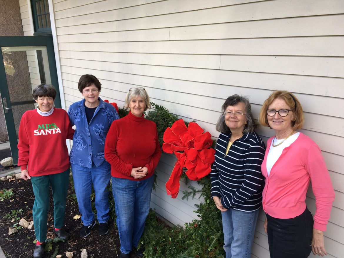 L-R: Sara Hunt, Sharon Johnson, Liz Orteig, Faith Kerchoff and Jane ...