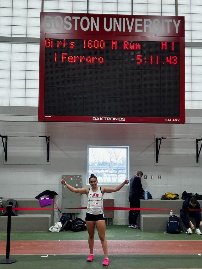 NCHS Senior Shawna Ferraro Breaks School Record in 1600 | NewCanaanite.com