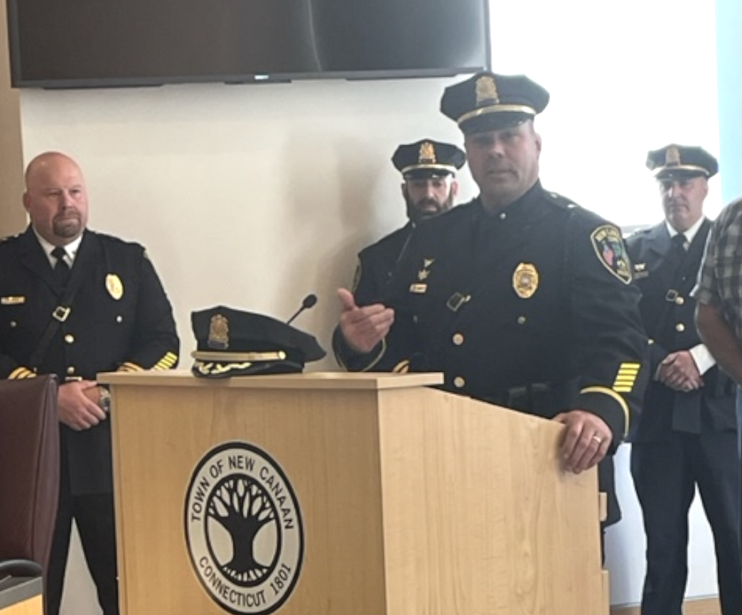 Three NCPD Officers Honored in Promotion Ceremony | NewCanaanite.com